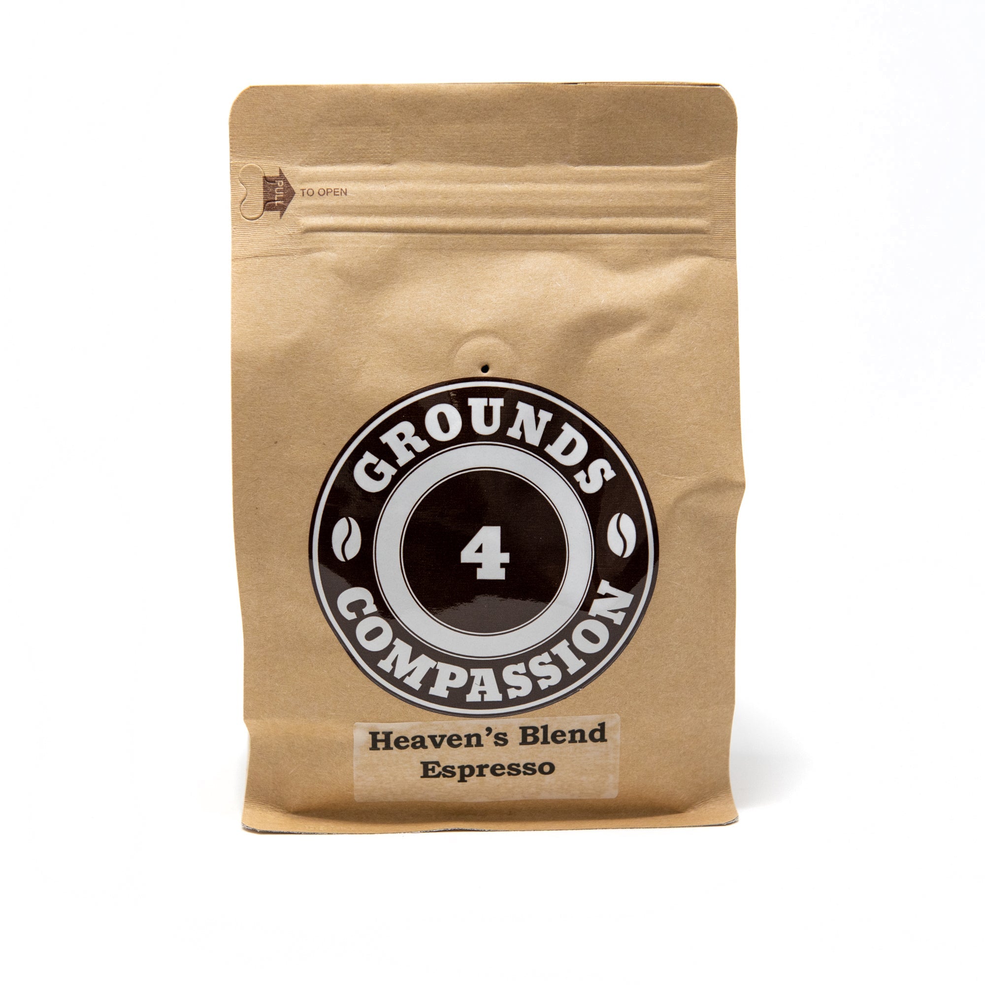 Heaven's Blend Espresso | Grounds 4 Compassion Coffee